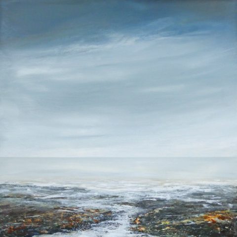 Seascape – Incoming Tide – Sussex Artists Gallery – Lewes Artist Leila ...